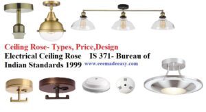 Ceiling Rose|Types, Price,Design Installation Electrical Ceiling Rose ...